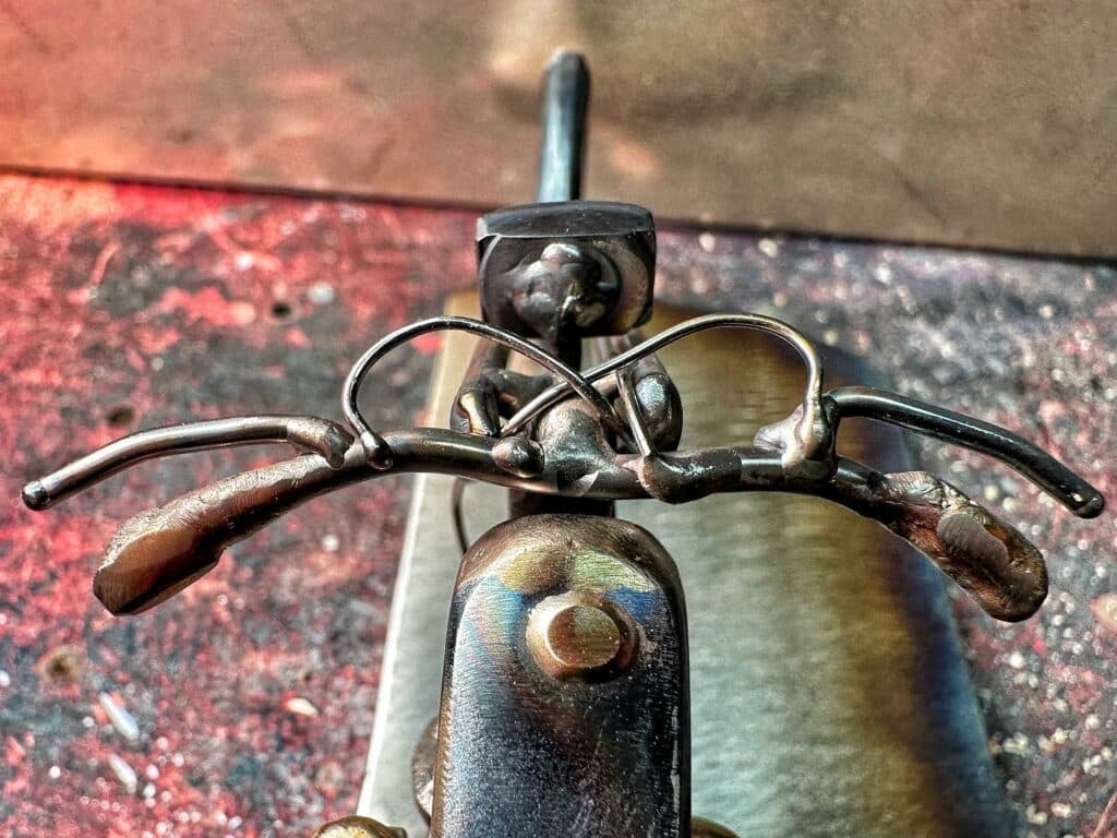 Bike #201 '63 Panhead Chopper Sculpture - Brown Dog Welding - Josh Welton